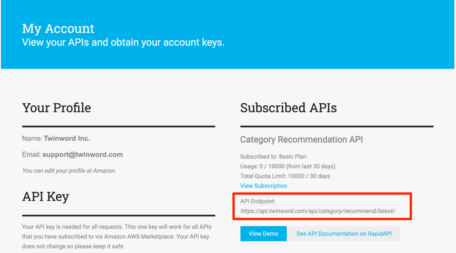 How To Subscribe To And Consume Twinword Text Analysis APIs - Twinword