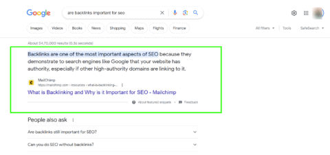 6 Types of Featured Snippets With Examples and Ranking Tips