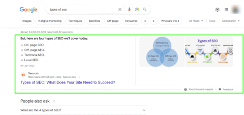 6 Types of Featured Snippets With Examples and Ranking Tips